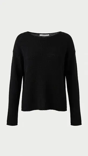 Another Tomorrow Draped Knit Sweater