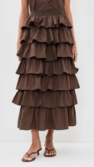 VRG GRL Thalia Midi Skirt