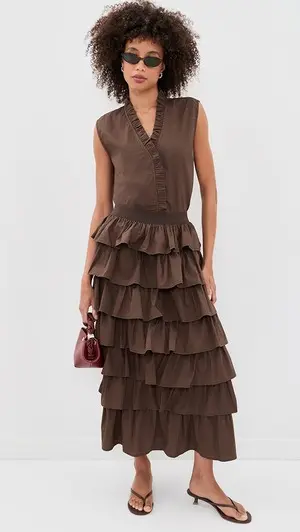 VRG GRL Thalia Midi Skirt