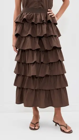 VRG GRL Thalia Midi Skirt