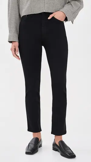 Rag & Bone Flexi Wren High-rise Ankle Slim Jeans - Black
