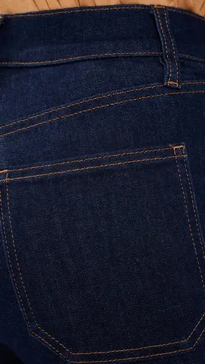 FRAME Le Slim Palazzo Pintuck Pocket Jeans