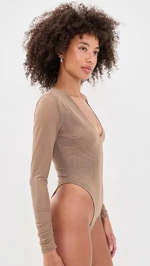 L'Agence Thalassa High Cut Thong Bodysuit