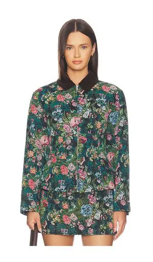 Amanda Uprichard Jalen Jacket In Blue