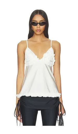 OPERASPORT Beatrice Top With Ruffle Trim