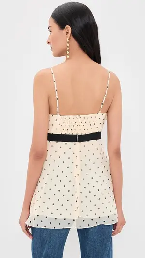 Zimmermann Pleated Frill Camisole