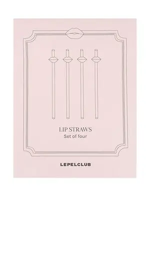 LEPEL CLUB Set Of Lip Straws In Multi