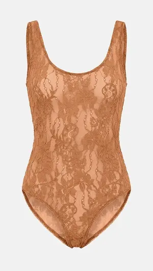 Zimmermann Lace Scoop Bodysuit