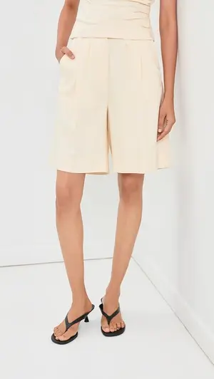ANINE BING Bryson Shorts - Cream