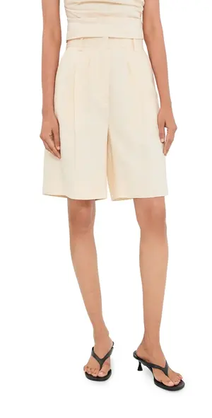 ANINE BING Bryson Shorts - Cream