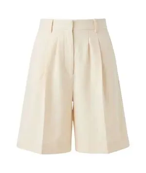 ANINE BING Bryson Tailored Shorts - Cream