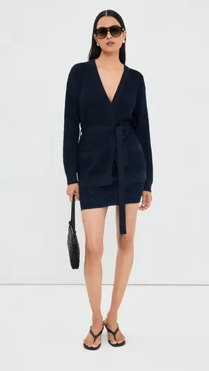 Missoni Zigzag Pattern Belted Cardigan