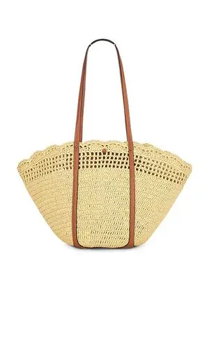 Ulla Johnson Marina Raffia Tote Bag In Neutral