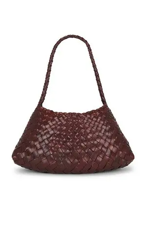 Dragon Diffusion Rosanna Shoulder Bag In Burgundy - Bruciato