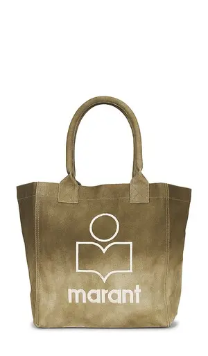 Isabel Marant Étoile Small Yenky Bag In Green