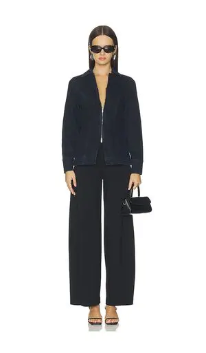 ALIGNE Tilly Denim Zip Jacket In Blue