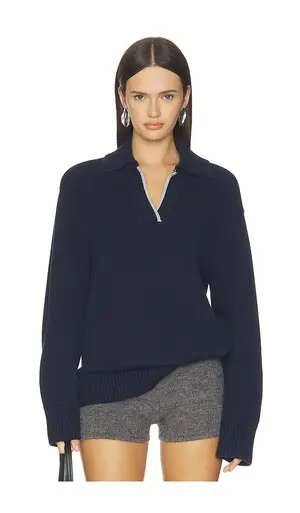 ALIGNE Judith Merino Jumper - Navy
