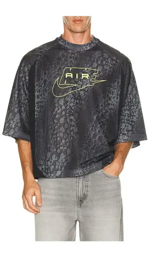 Nike Jersey In Grey - Dark Smoke Grey