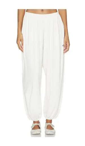 NIKESKIMS Stretch Knit Harem Pants - Ivory