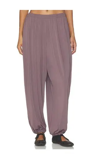 NIKESKIMS Stretch Knit Harem Pants In Taupe