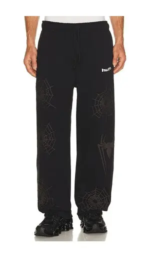 HUF X Spider-man Fleece Pant - Black