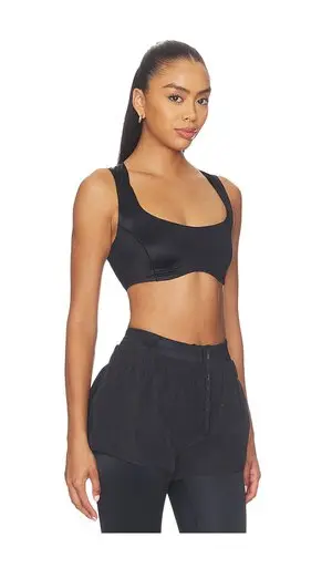 NIKESKIMS Shine Open Scoop Bra In Black