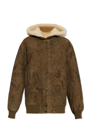 Etro Leather Jacket With Hood