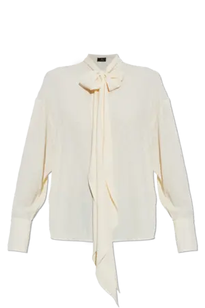 Etro Shirt With Scarf - Cream