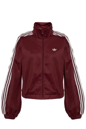 ADIDAS ORIGINALS Sweatshirt With Embroidered Logo - Burgundy