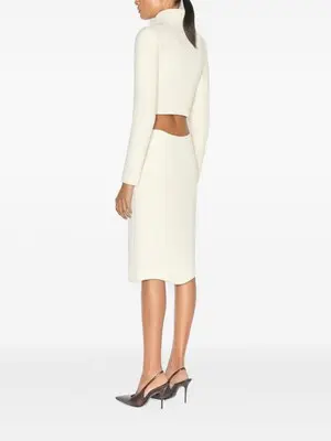 Alaïa Wool Midi Skirt