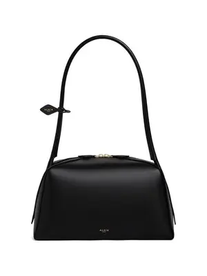 Alaïa Le Bouledogue Medium Leather Shoulder Bag - Black