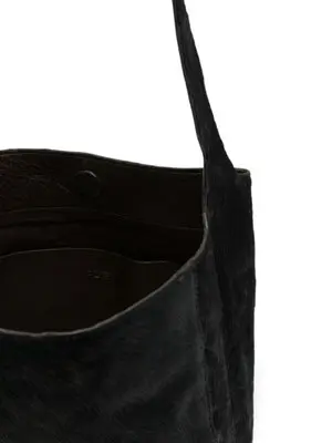ALYSI Leather Bucket Bag