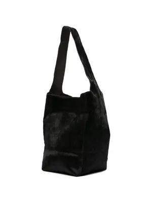 ALYSI Leather Bucket Bag