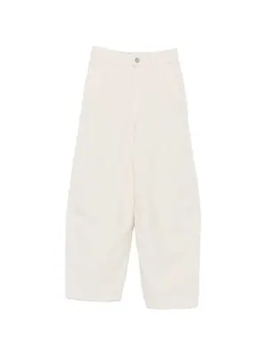 ALYSI Velvet Barrel Trousers