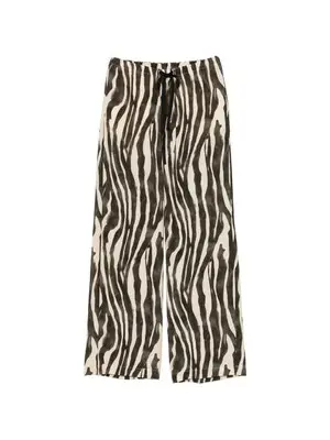 ALYSI Zebra Print Trousers