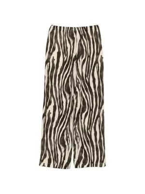 ALYSI Zebra Print Trousers
