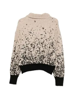 ALYSI Chenille Turtle-neck Sweater