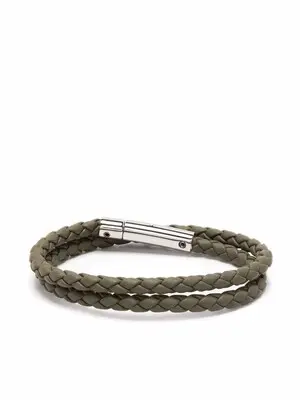 TOD'S Mycolors Leather Bracelet - Green