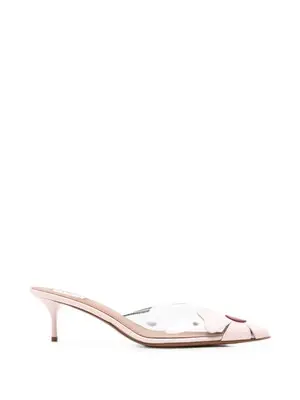 Alaïa Bloom Mules - Pink