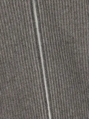 Brunello Cucinelli Ribbed Knit Zip-up Cardigan