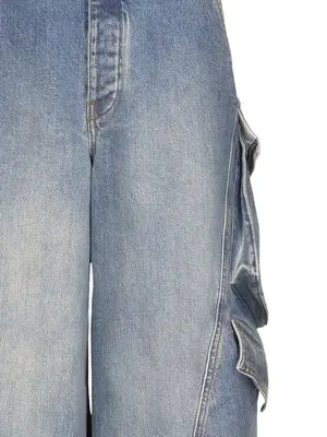 Alaïa Cargo Denim Jeans