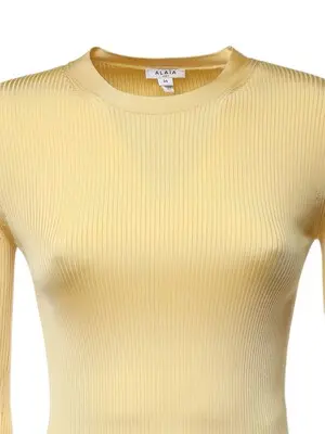 Alaïa Ribbed Silk Top