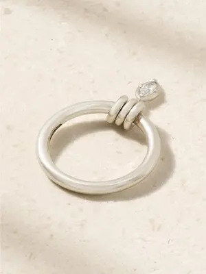 SPINELLI KILCOLLIN Sterling Marquise-cut Diamond Ring