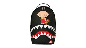 SPRAYGROUND Family Guy Stewie Holding Bear Keychain Backpack