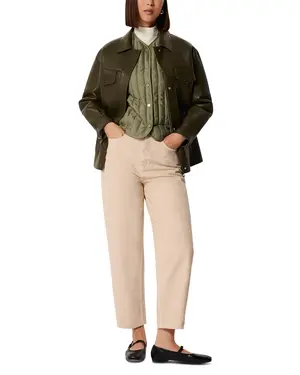 Whistles Cone Sleeve Quilted Jacket