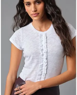 Goldie LeWinter Annette Tee - White