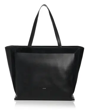 WANDLER Ida Trio Mini Leather Crossbody Bag - Black