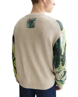 Scotch & Soda Watercolor Plant Sweater