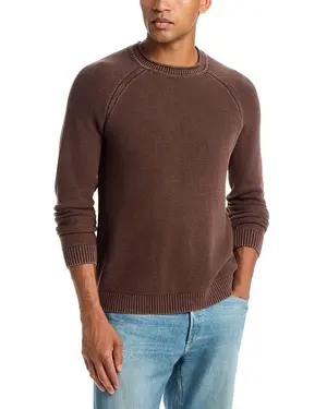 Marine Layer Raglan Roll Neck Sweater - Java
