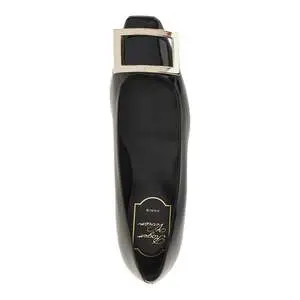ROGER VIVIER Trompette Patent Leather Ballet Flats
